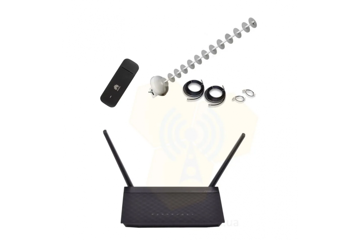 Комплект Asus RT-AC51U + Huawei E3372h + 4G/3G антена, ціна 5,991.6 UAH - купити в Києві та ...